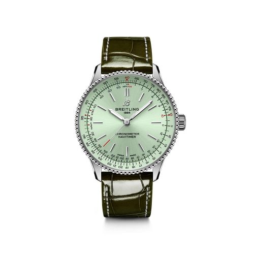 Breitling Navitimer Automatic 36 Mint Green | AMJ Watches