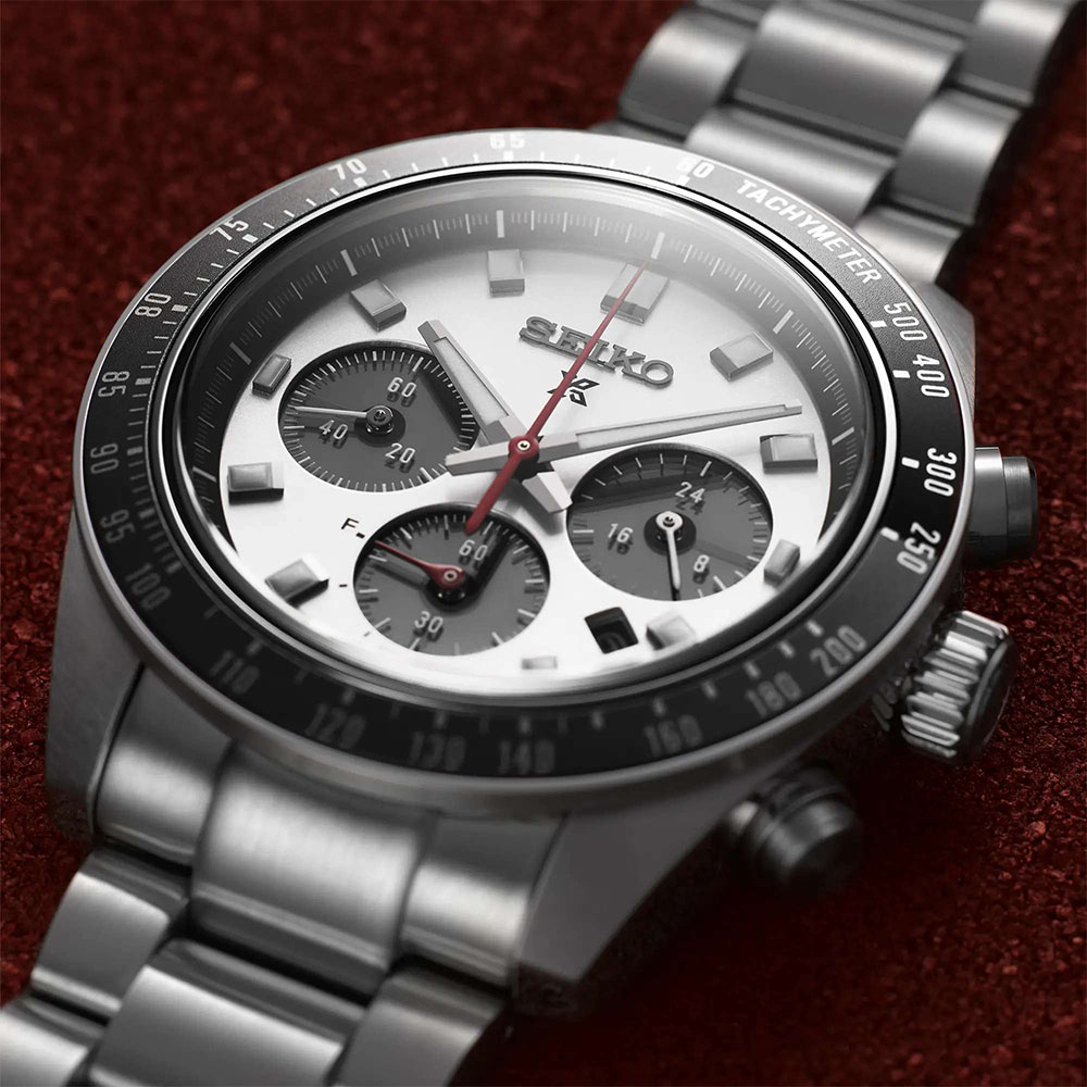 Seiko Prospex Speedtimer Go Large Solar Chronograph White | AMJ Watches
