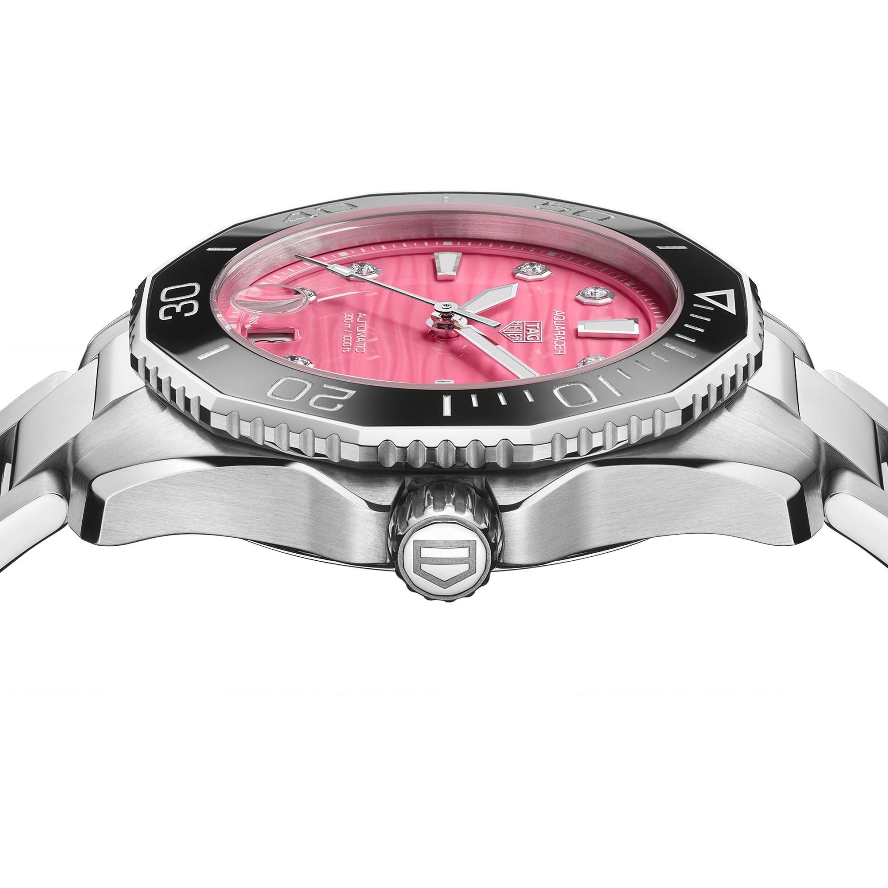 TAG Heuer Aquaracer Automatic Pink Stainless Steel | AMJ Watches