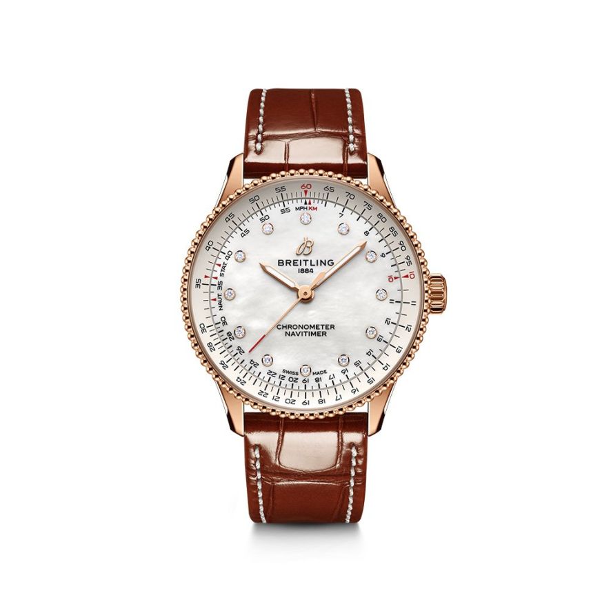 Breitling Navitimer Automatic 36 Red Gold | AMJ Watches