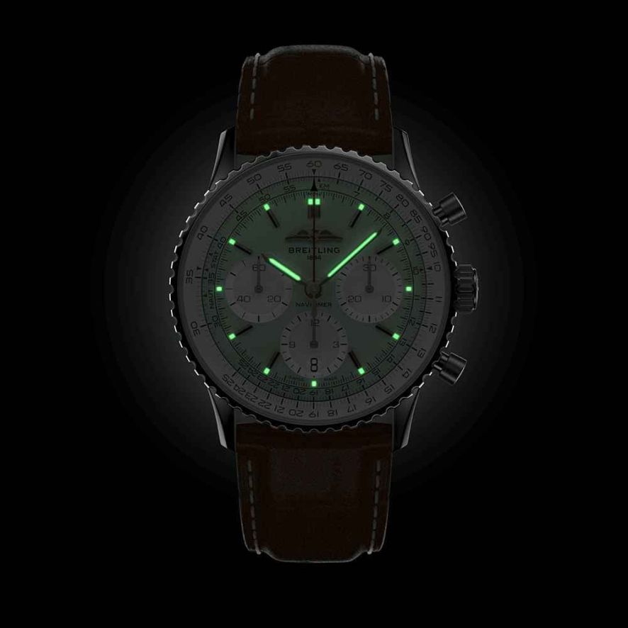 Breitling Navitimer B01 Mint Green Dial 41mm | AMJ Watches