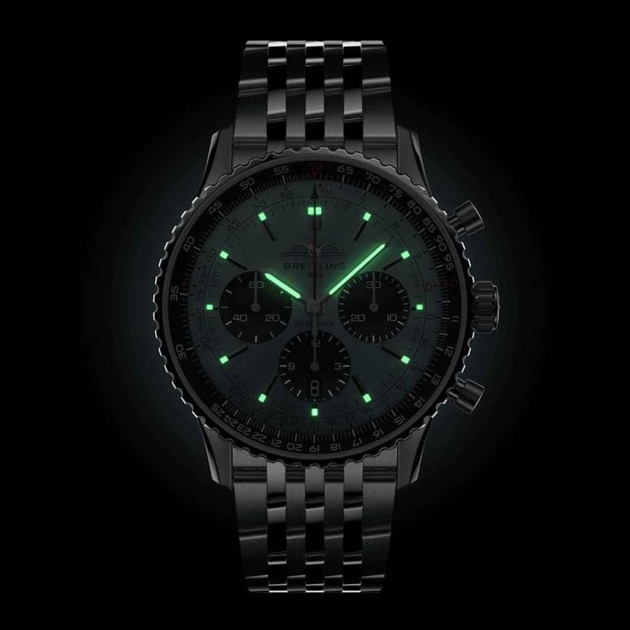 Breitling Navitimer B01 Ice Blue Dial 43mm Stainless | AMJ Watches