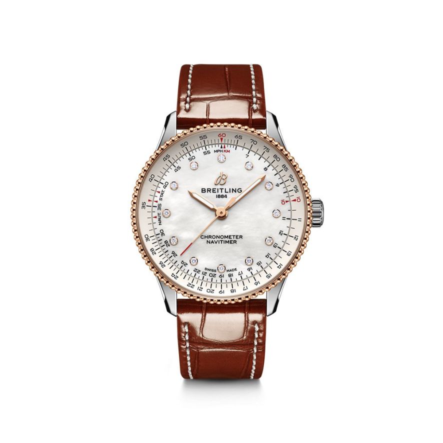 Breitling Navitimer Automatic 36 Steel & Red Gold | AMJ Watches