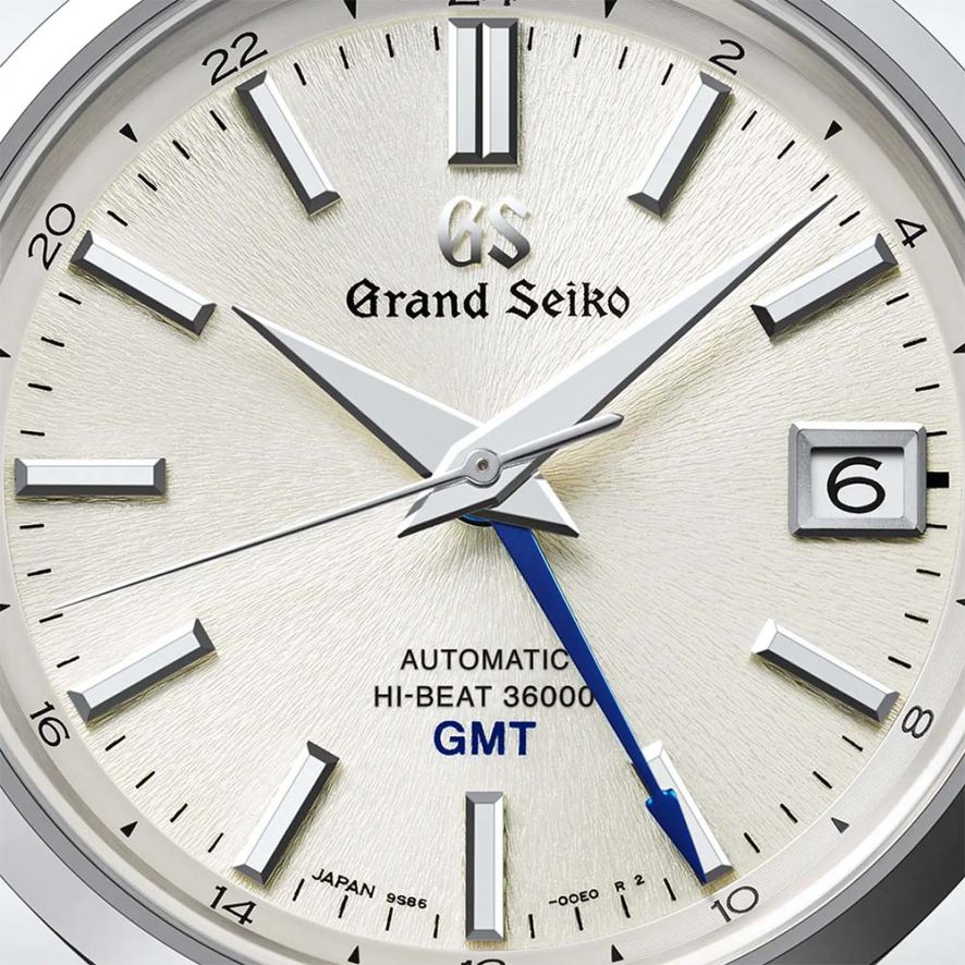 Grand Seiko 44GS Hi-Beat GMT - Snowfall Mount Iwate | AMJ Watches
