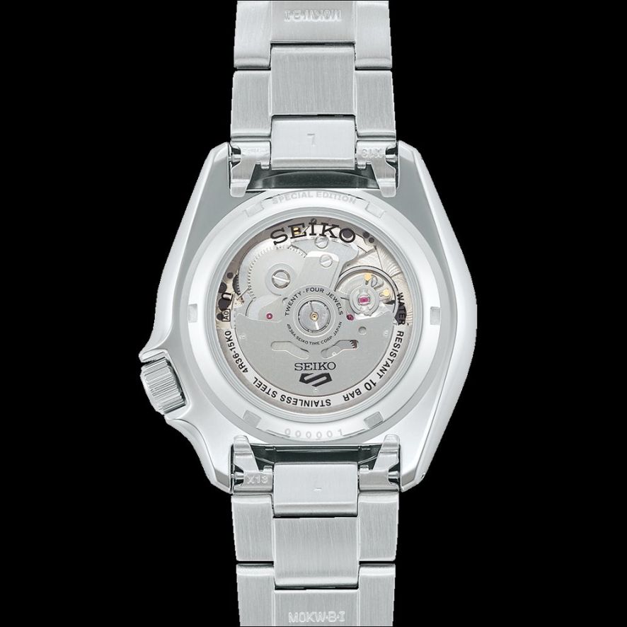 Seiko 5 Sports Black & White ‘Checker Flag’ Special Edition | AMJ Watches