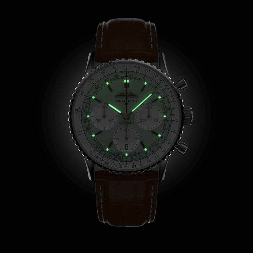Breitling Navitimer B01 Mint Green Dial 41mm | AMJ Watches
