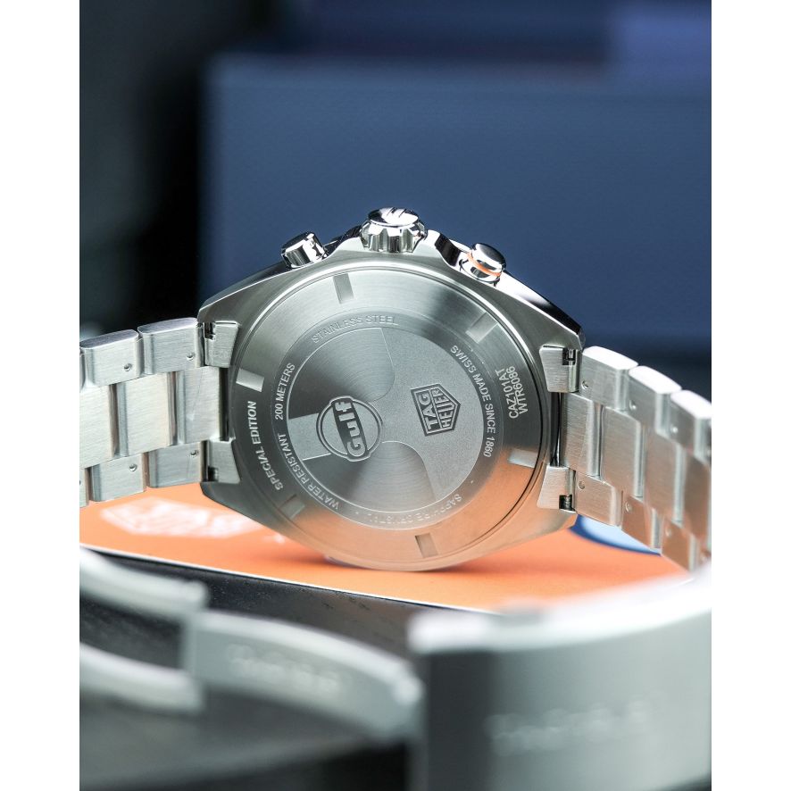 TAG Heuer Formula 1 X Gulf Special Edition Quartz Chronograph 43mm ...