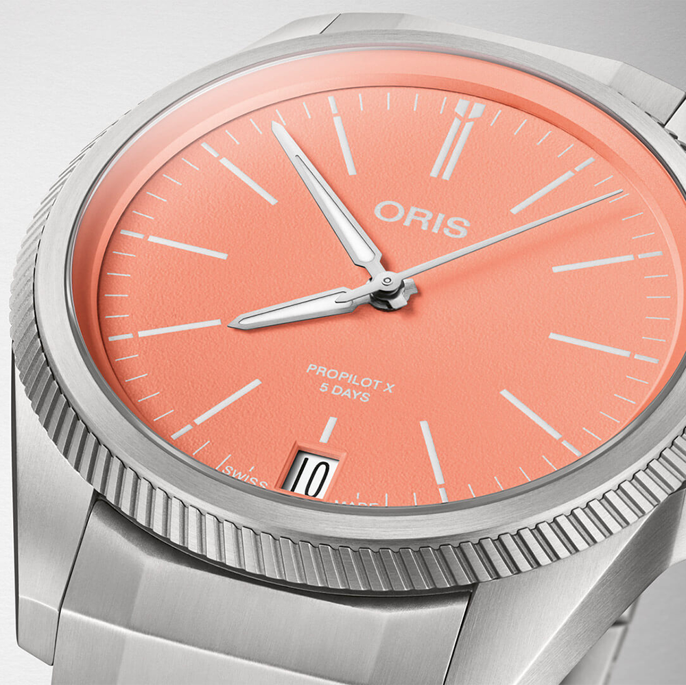 Oris Propilot X Calibre 400 Red Dial Titanium | AMJ Watches