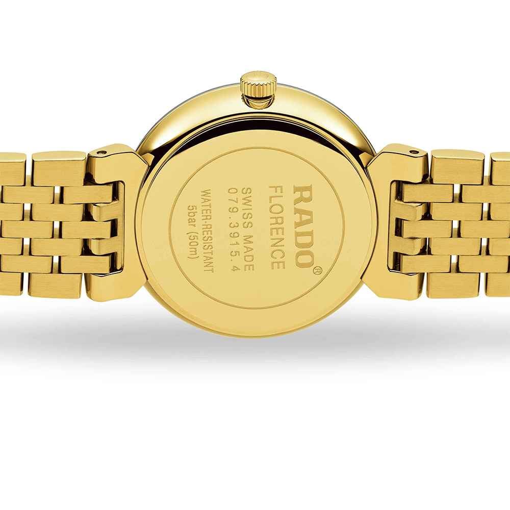 Rado Florence Classic Diamonds Gold 30mm | AMJ Watches